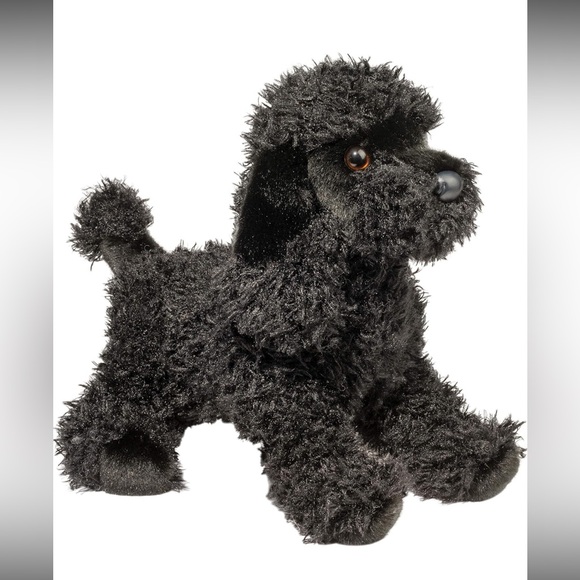 Douglas | Toys | Douglas Cuddle Toy Livia Rare Black Poodle Dog 4 Plush ...